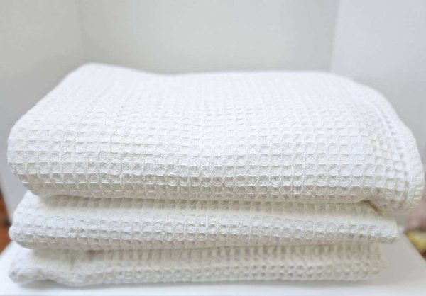 Cape Cod White Cotton Blanket – Linen Ladies